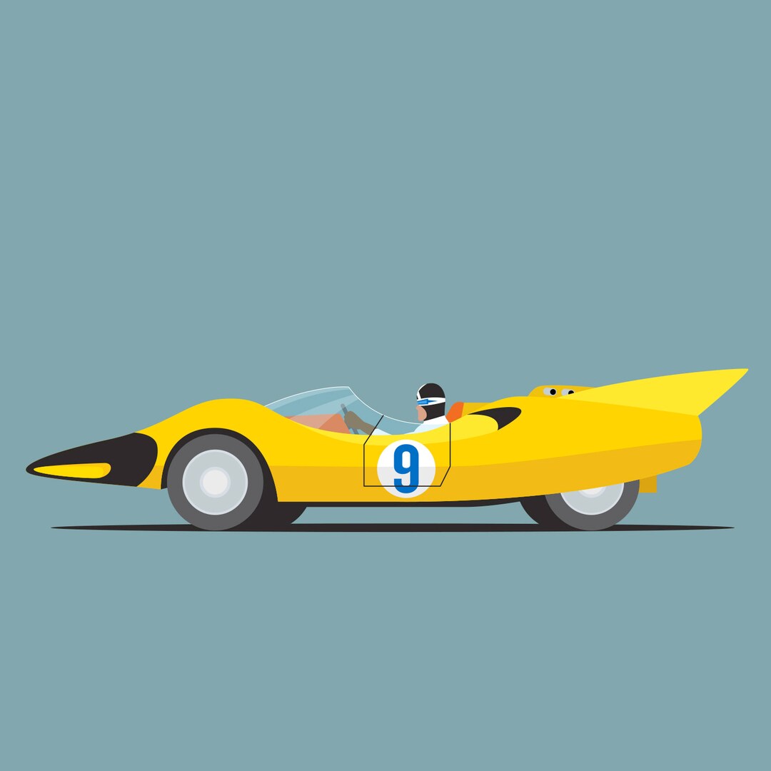 Shooting Star (racer X) 11x11 Print - Etsy
