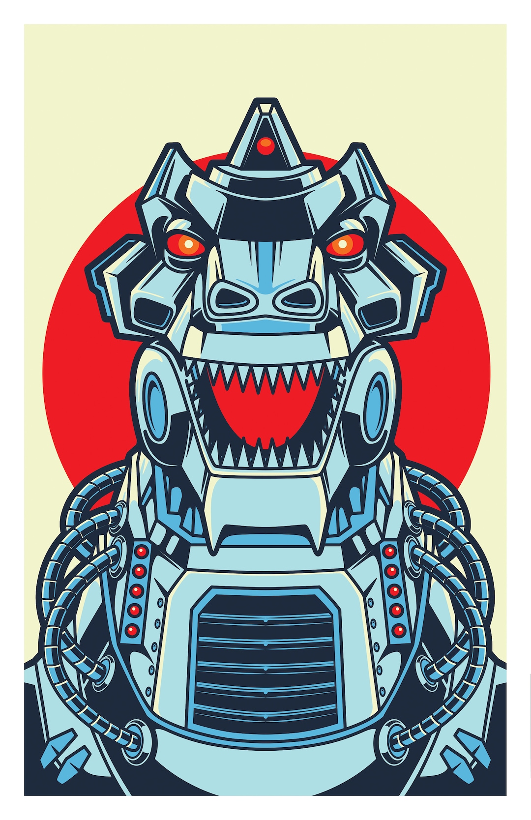 Ready Player One Mechagodzilla 11x17 Print - Etsy