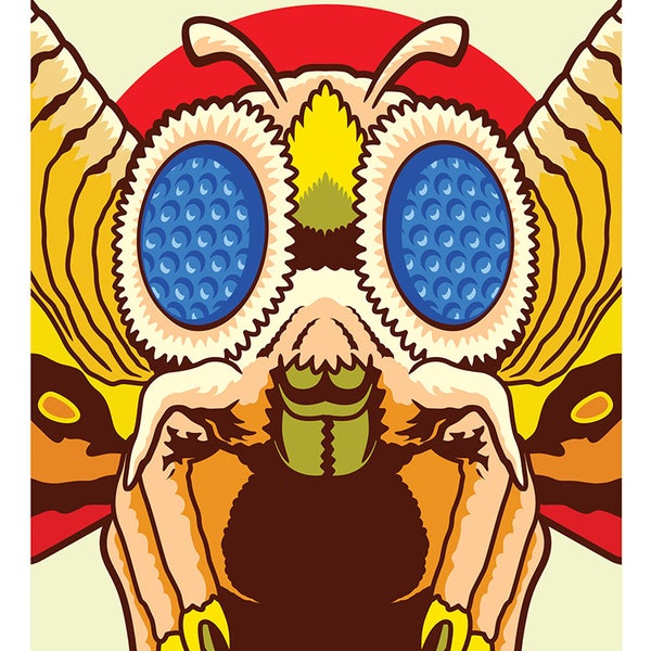 Mothra Art - Etsy
