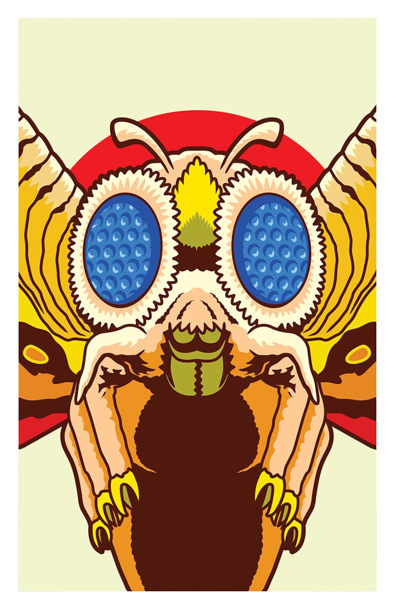 Mothra 11x17 Print - Etsy