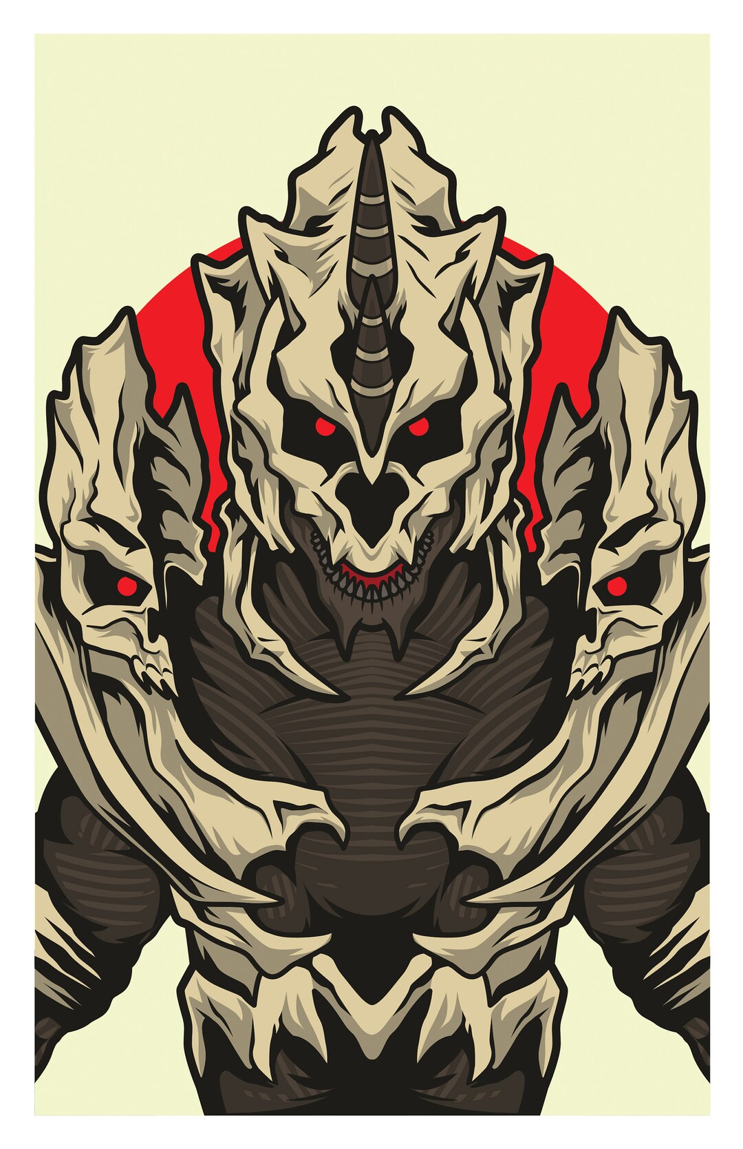 Final Wars Monster X 11x17 Print - Etsy