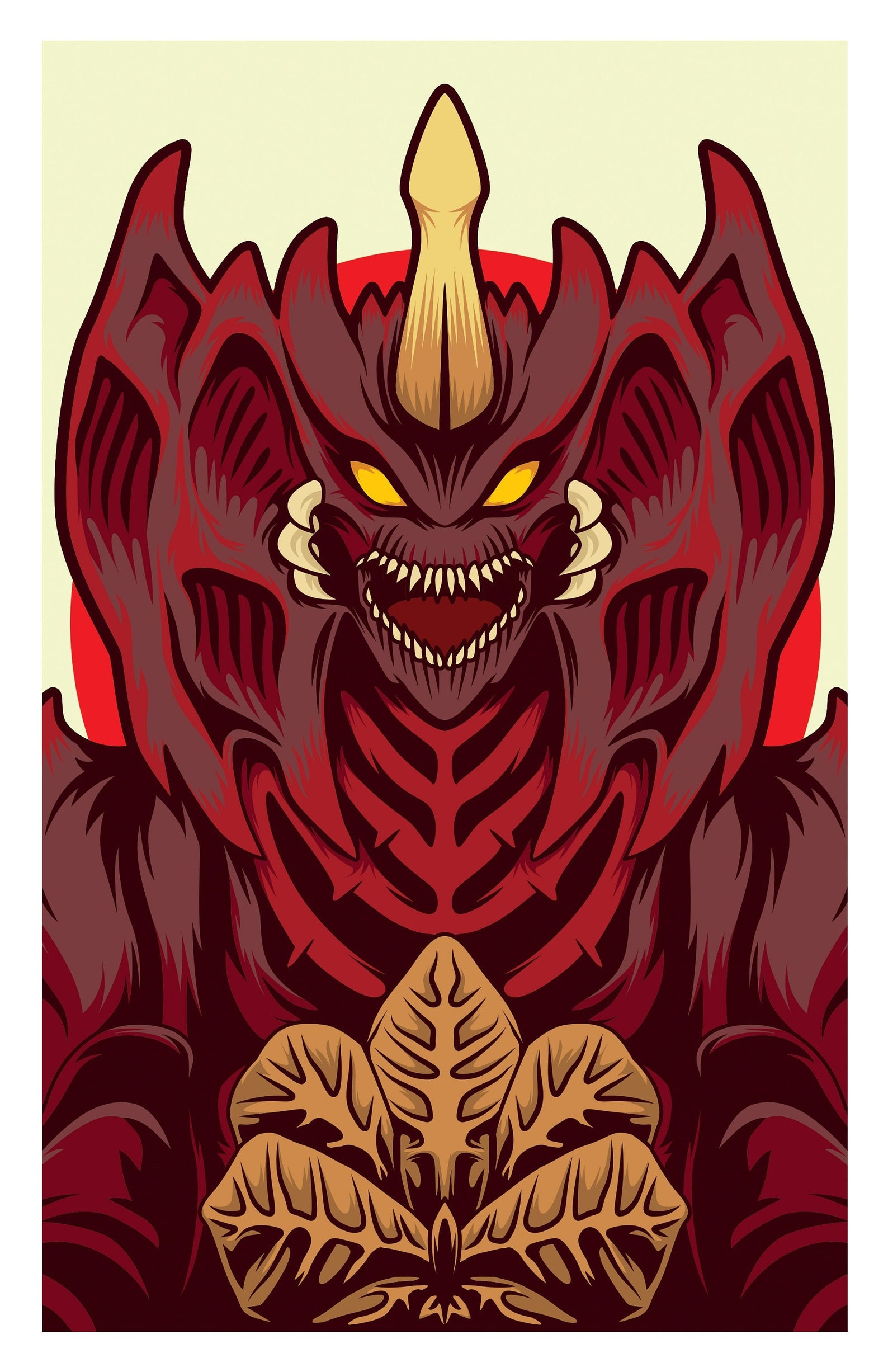 Destroyah 11x17 Print - Etsy