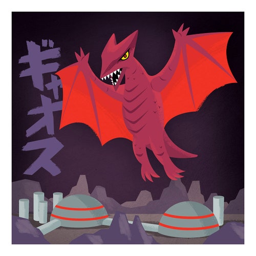 Mothra 11x11 Print | Etsy