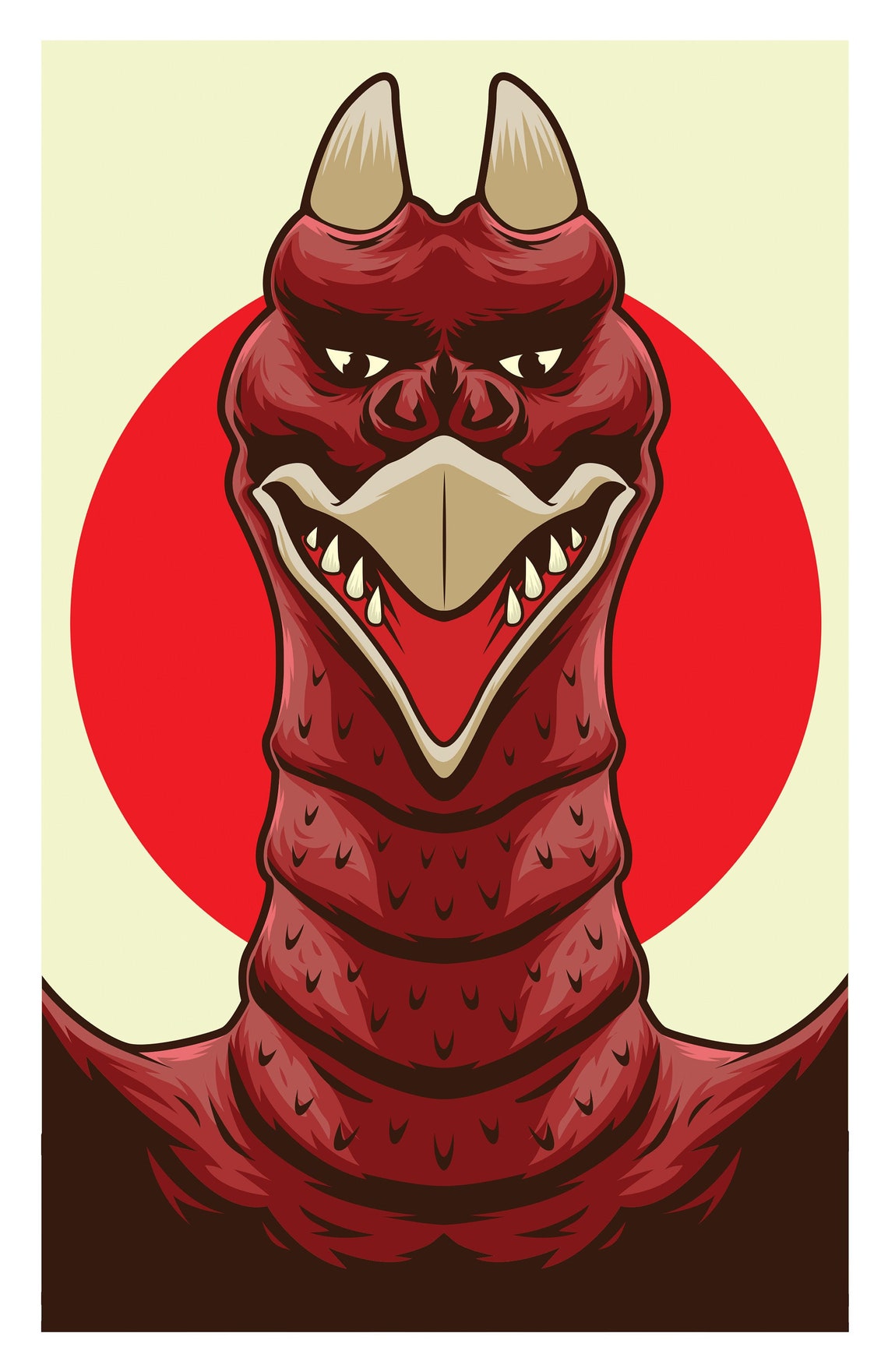 Rodan 11x17 Print - Etsy