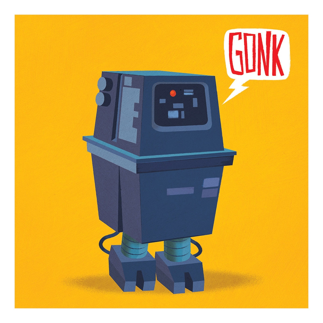 Gonk Droid 11x11 Print - Etsy