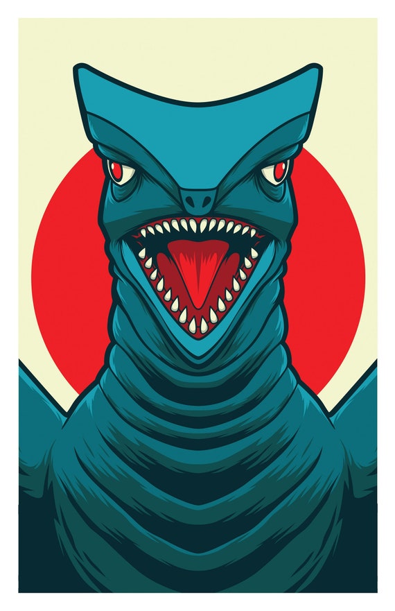 Gyaos 11x17 Print - Etsy