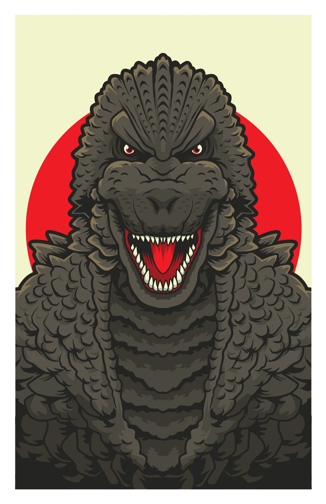 Godzilla Minus One 11x17 Print - Etsy
