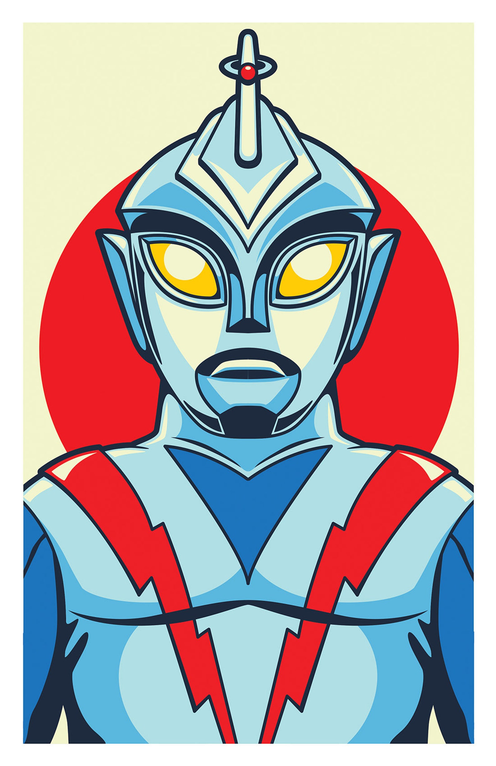 Zone Fighter 11x17 Print - Etsy