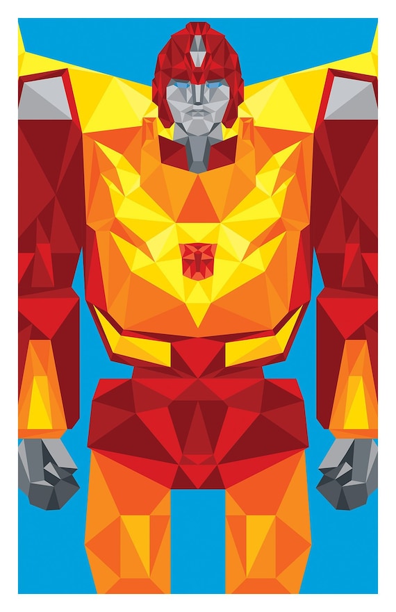 Rodimus Prime Print 11x17 - Etsy