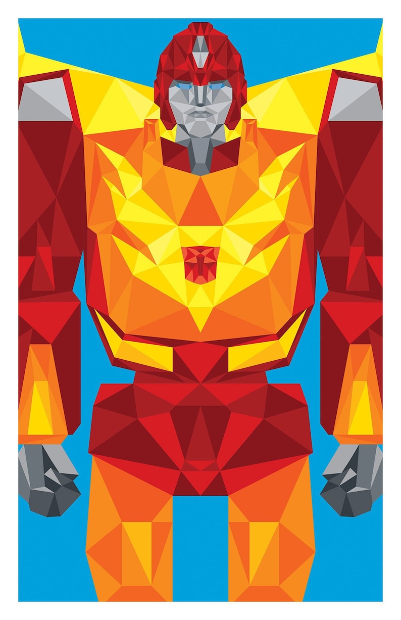 Rodimus Prime Print 11x17 - Etsy