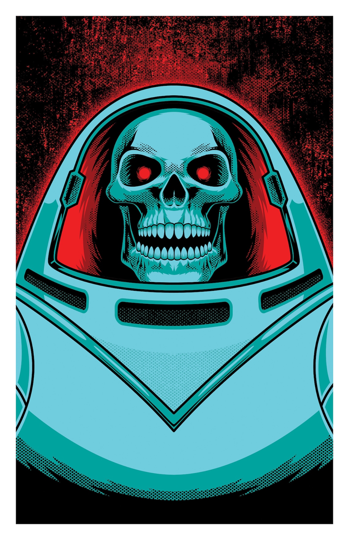 Spooky Space Kook 11x17 Print - Etsy