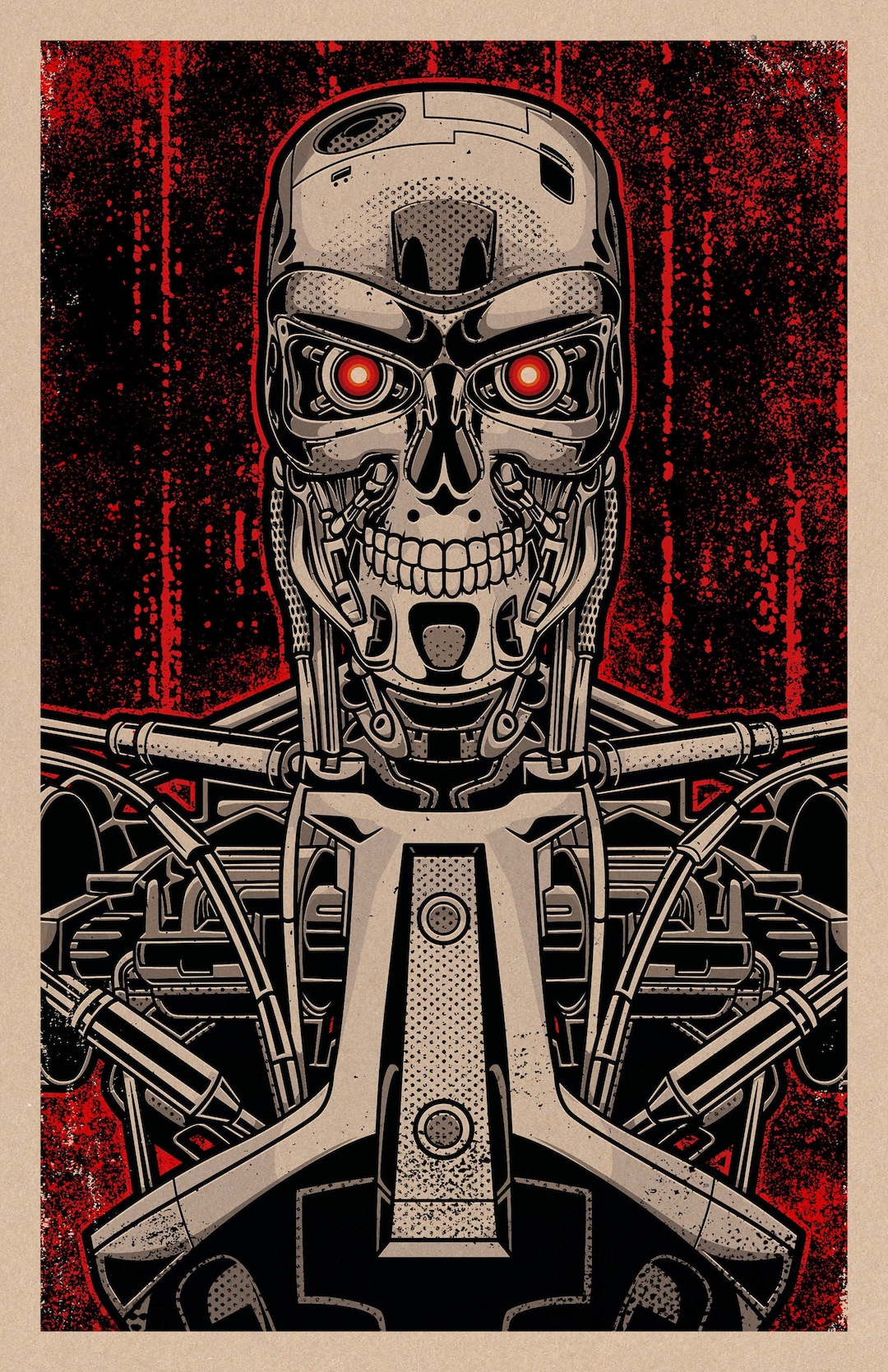 Terminator Print - Etsy