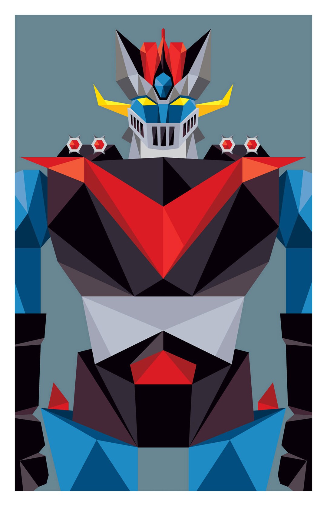 Great Mazinger Print 11x17 - Etsy