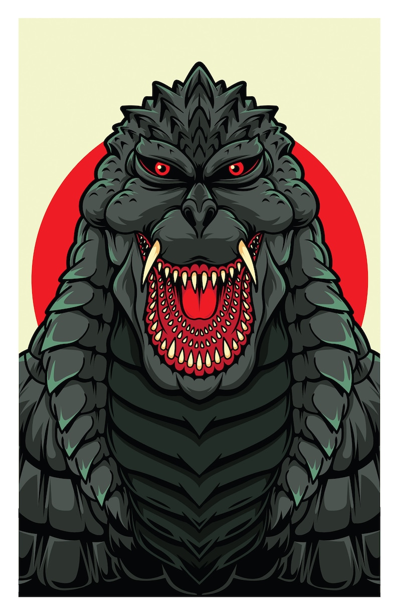 Godzilla Singular Point 11x17 Print - Etsy