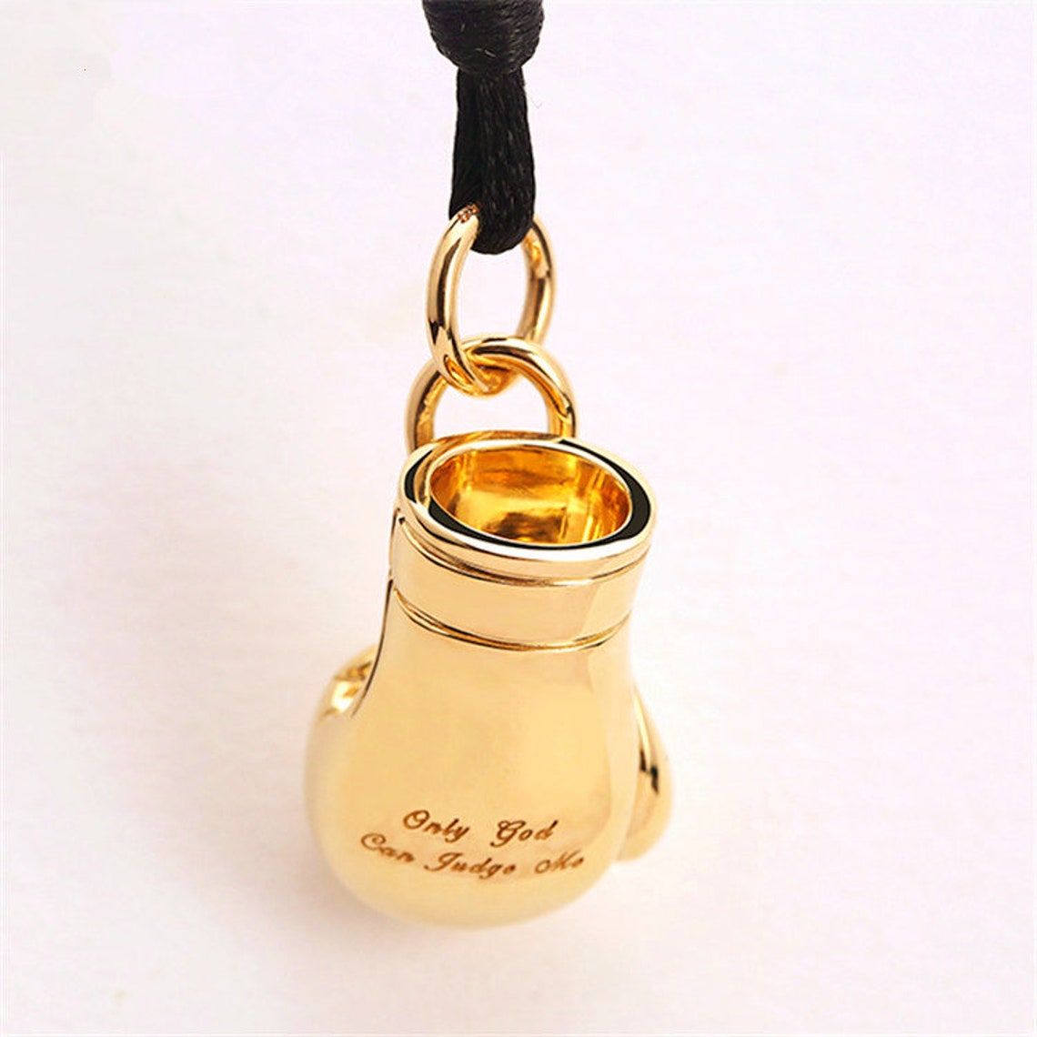 Boxing Glove Pendant in Solid 18k Gold/fighting Glove Pendant/boxing ...