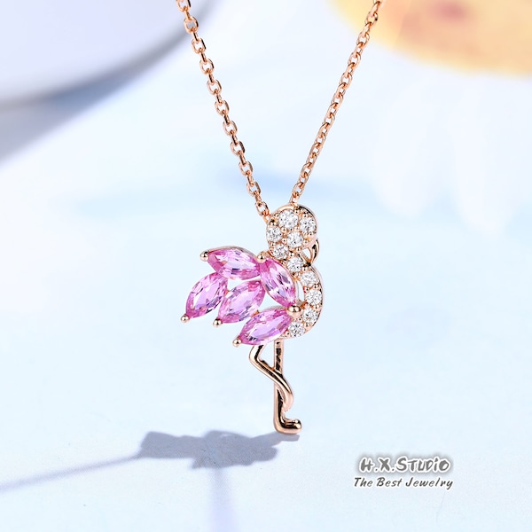 Flamingo Necklace - Etsy