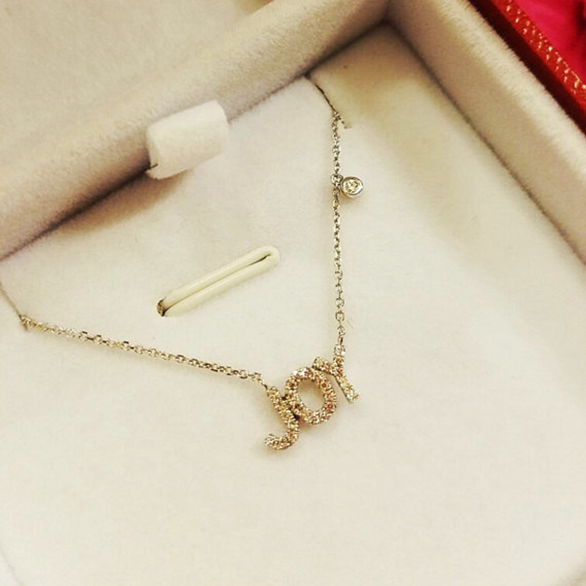Diamond Letter Pendant in Solid 18k Gold/diamond Name - Etsy