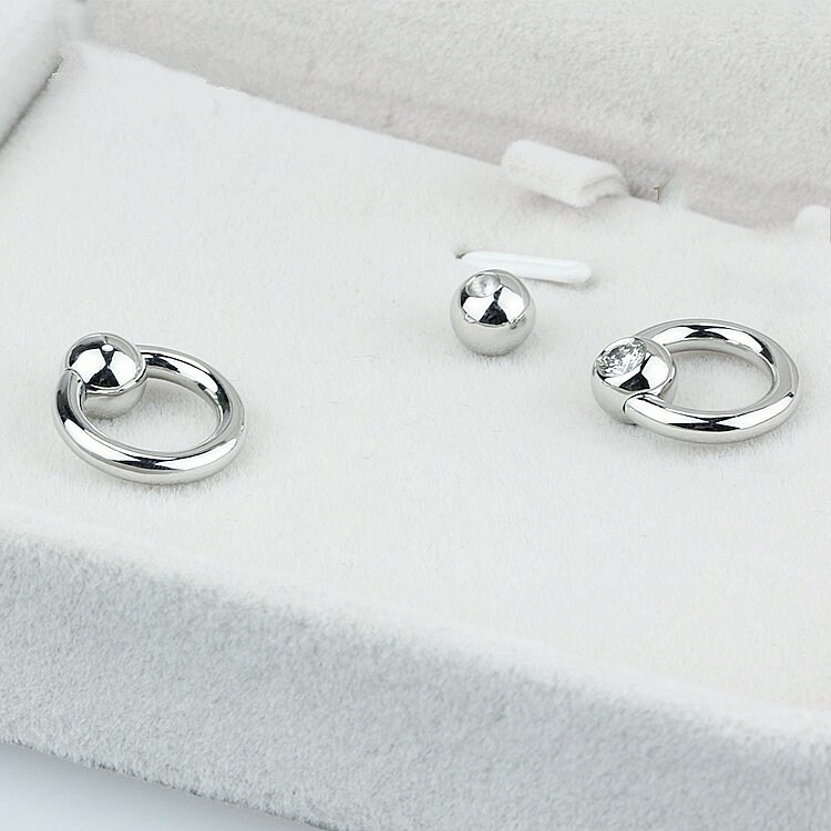 Diamond Prince Albert Ring in Solid PlatinumPT950 /Captive | Etsy