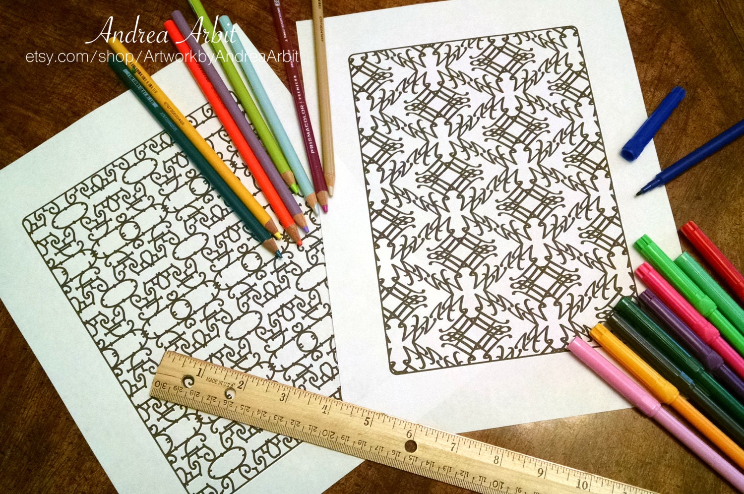 Pattern Coloring Mega Pack 44 PDF Pages | Etsy