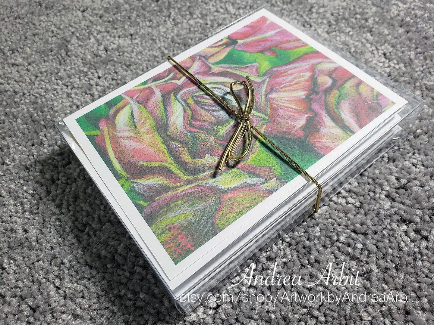 U-pick vertical Flower Drawing Notecards 6, 8, or 10 Blank Cards of ...