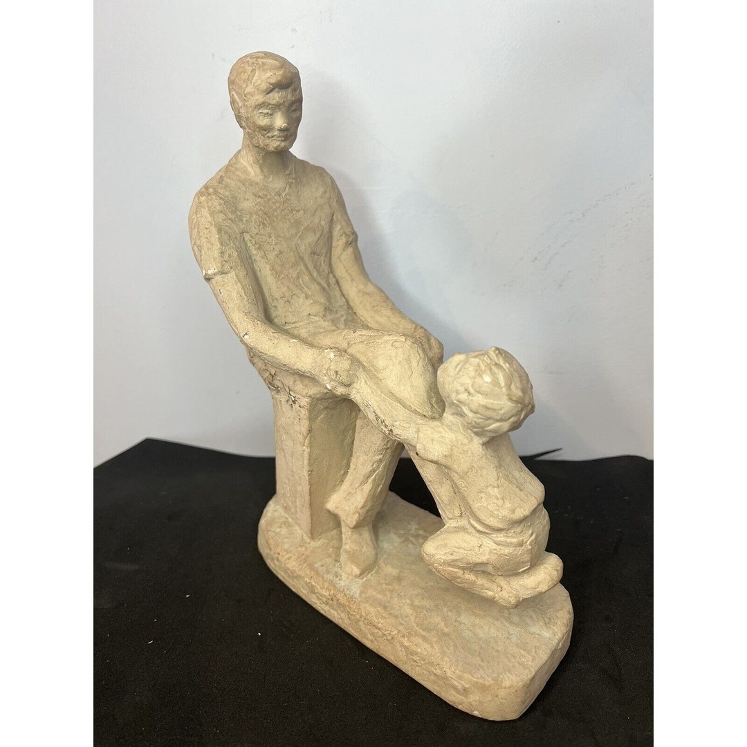 1973 AUSTIN PROD Father & Son Statue Bouncing on Knee MCM Home Decor - Etsy