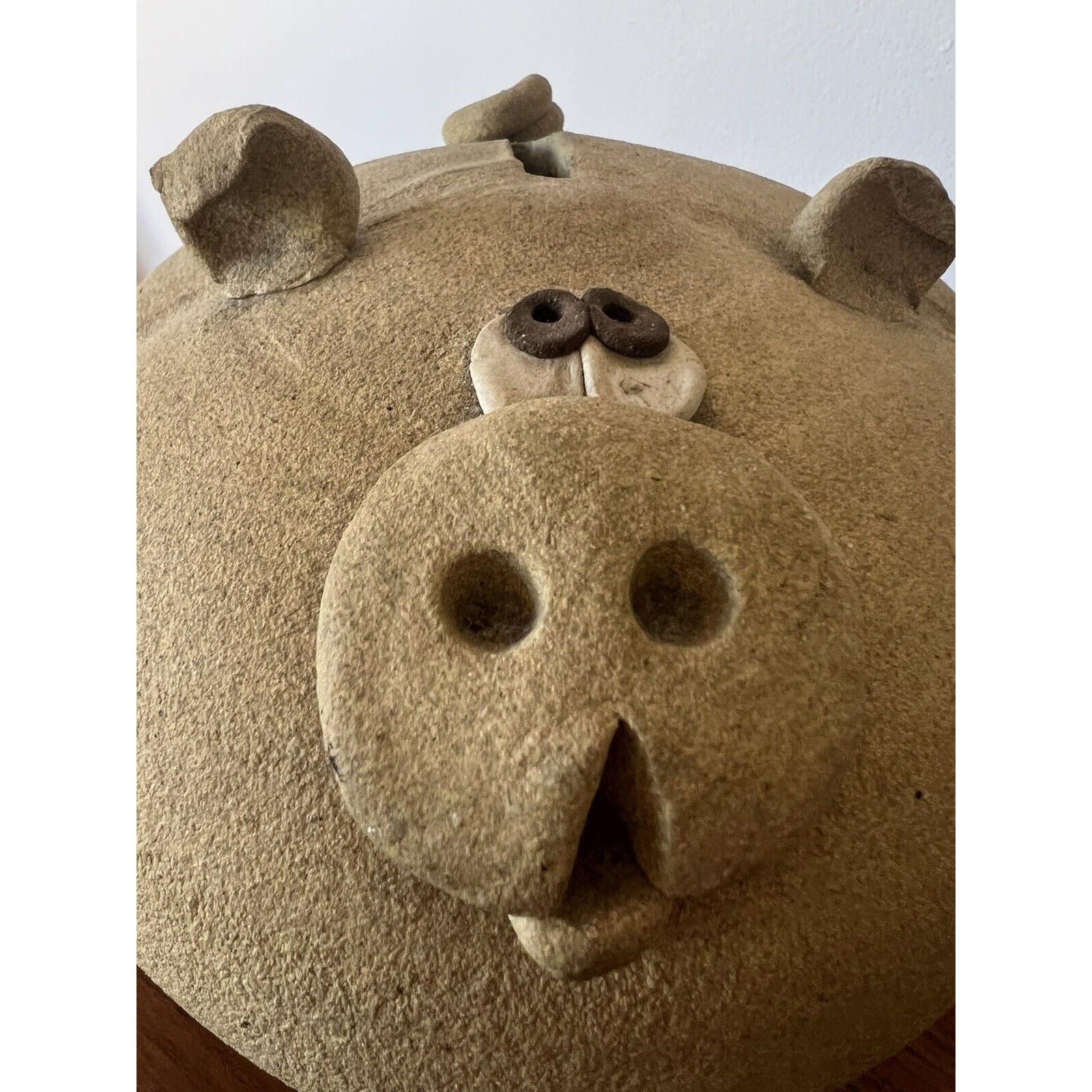 Vintage Studio Art Pottery Piggy Bank Handmade Pottery Pig 7 Mcm - Etsy