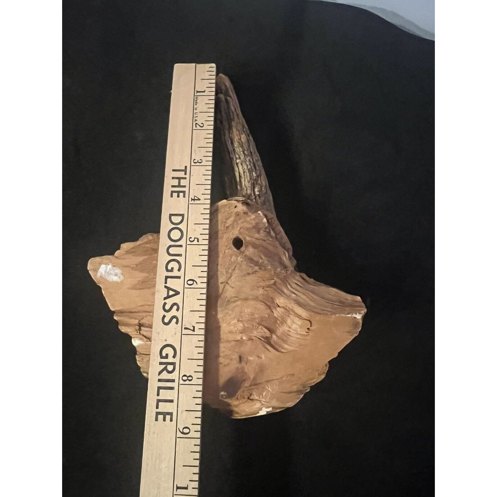 Wood Spirit Forest Gnome Face Knot Carving Unknown Artist Unique Wizard ...