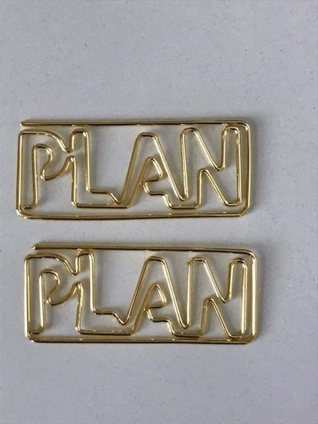 Plan Paper Clips Planner Travelers Notebook Gold Metal Paper Clip Gold ...