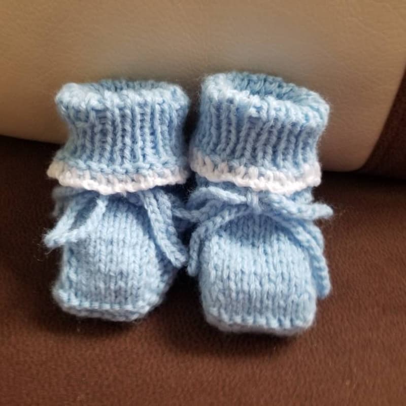 Baby Booties Knit - Etsy