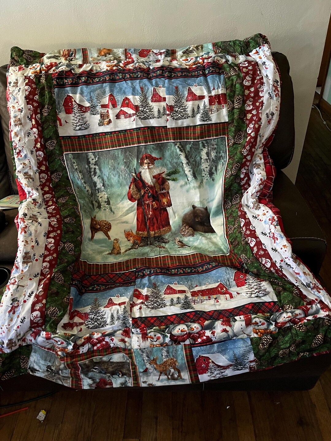 Father Winter With Animals - Etsy