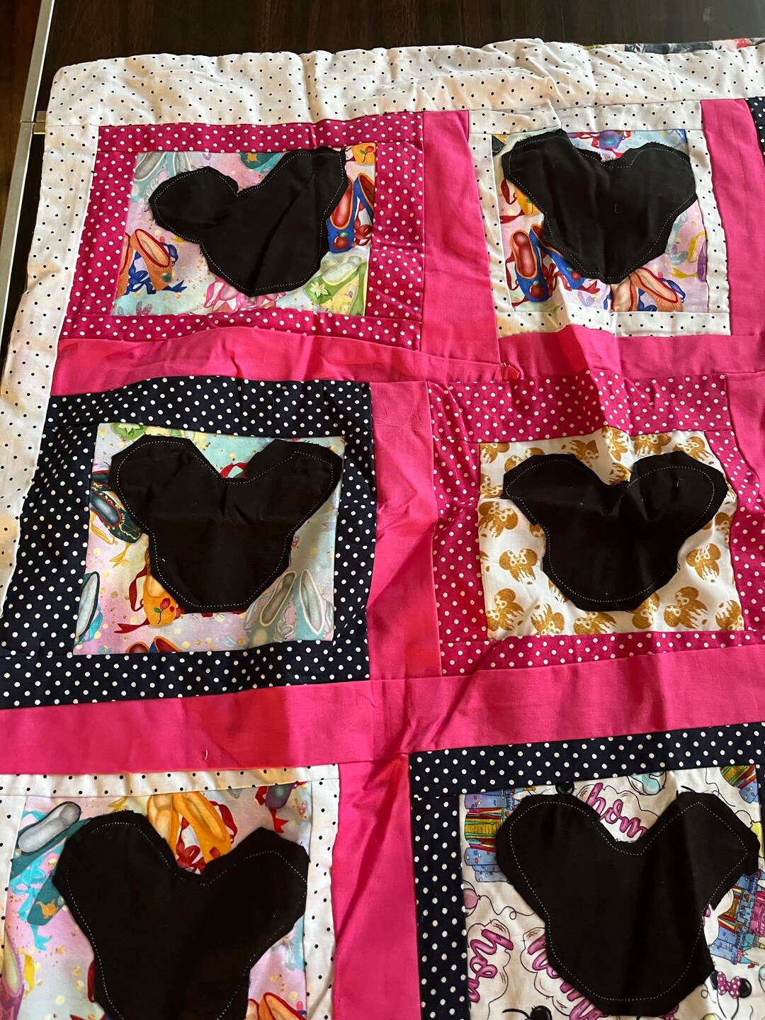 Minnie Mouse Ear Quilt - Etsy