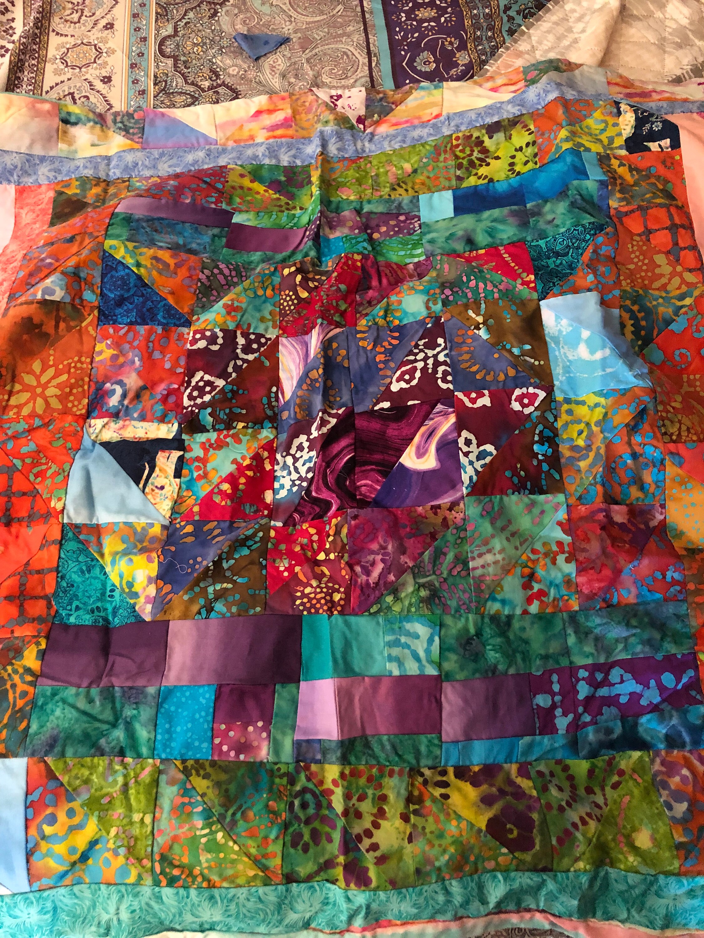 Batik Quilt - Etsy