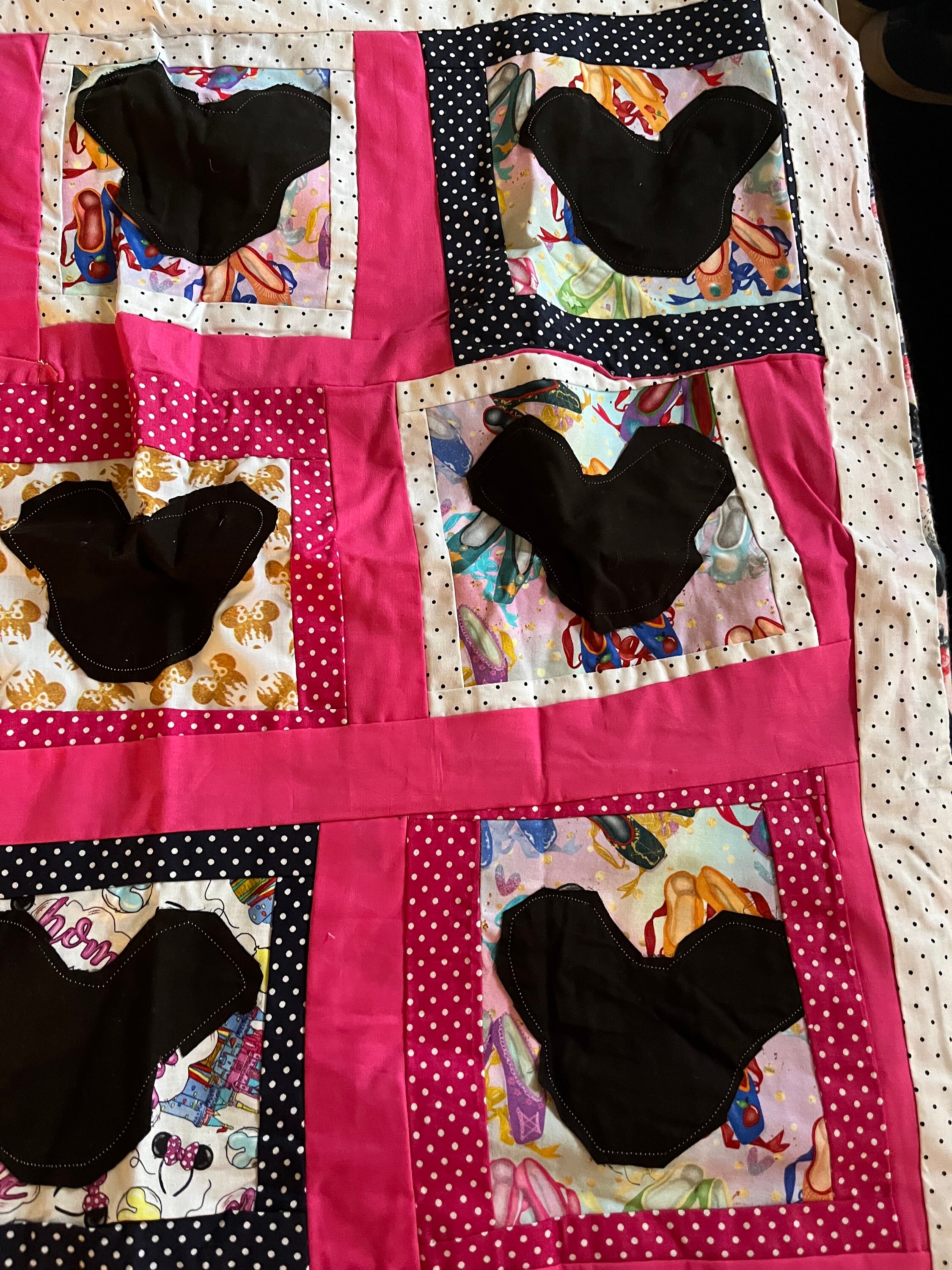 Minnie Mouse Ear Quilt - Etsy