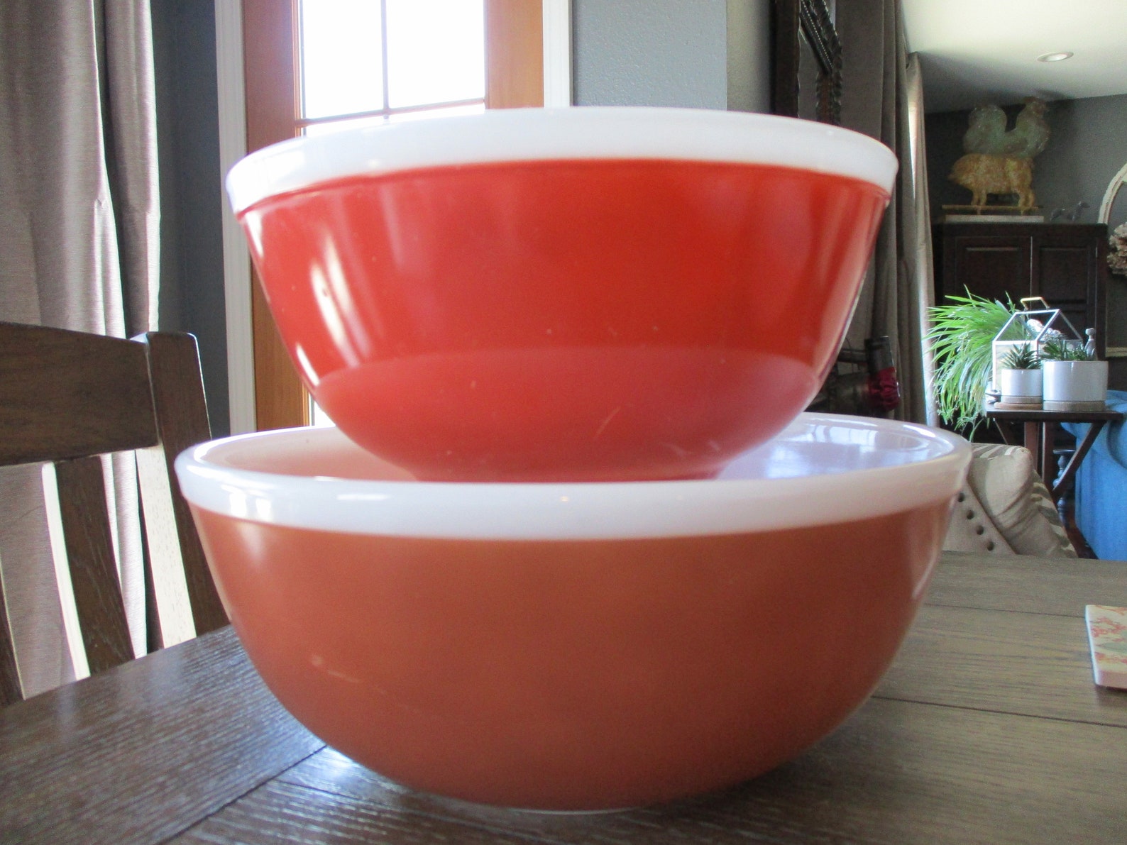 AMERICANA FALL PYREX 404 403 Round Mixing Bowls - Etsy