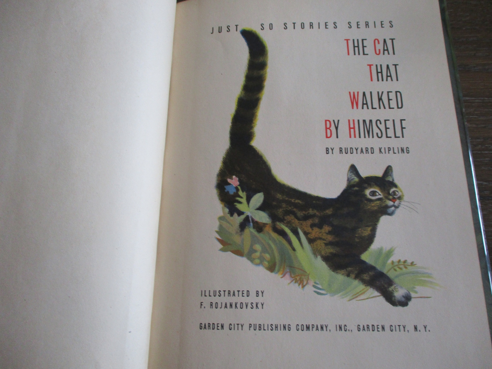 RUDYARD KIPLING Just so Stories the Cat That Walked by Himself - Etsy