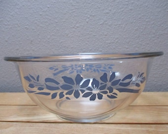 Pyrex Blue Flowers - Etsy