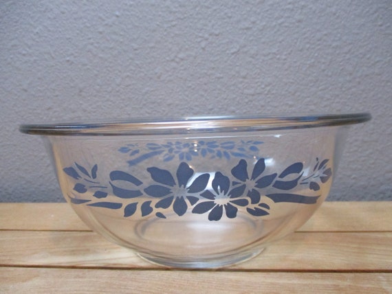 Pyrex BLUE FLOWERS RIBBON 323 1.5L Mixing Bowl - Etsy
