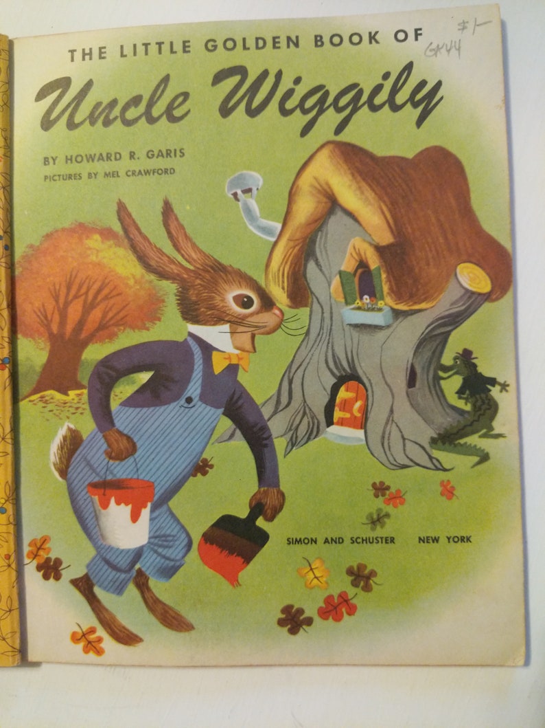 Little Golden Book of Uncle Wiggily Howard Garis 1953 - Etsy