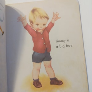 Little Golden Book Busy Timmy Eloise Wilkin 1952 - Etsy