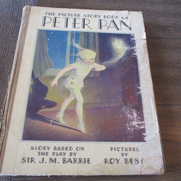 Peter Pan Story Book - Etsy