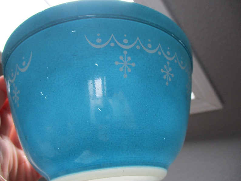 401 BLUE GARLAND PYREX Small Round Mixing Bowl - Etsy