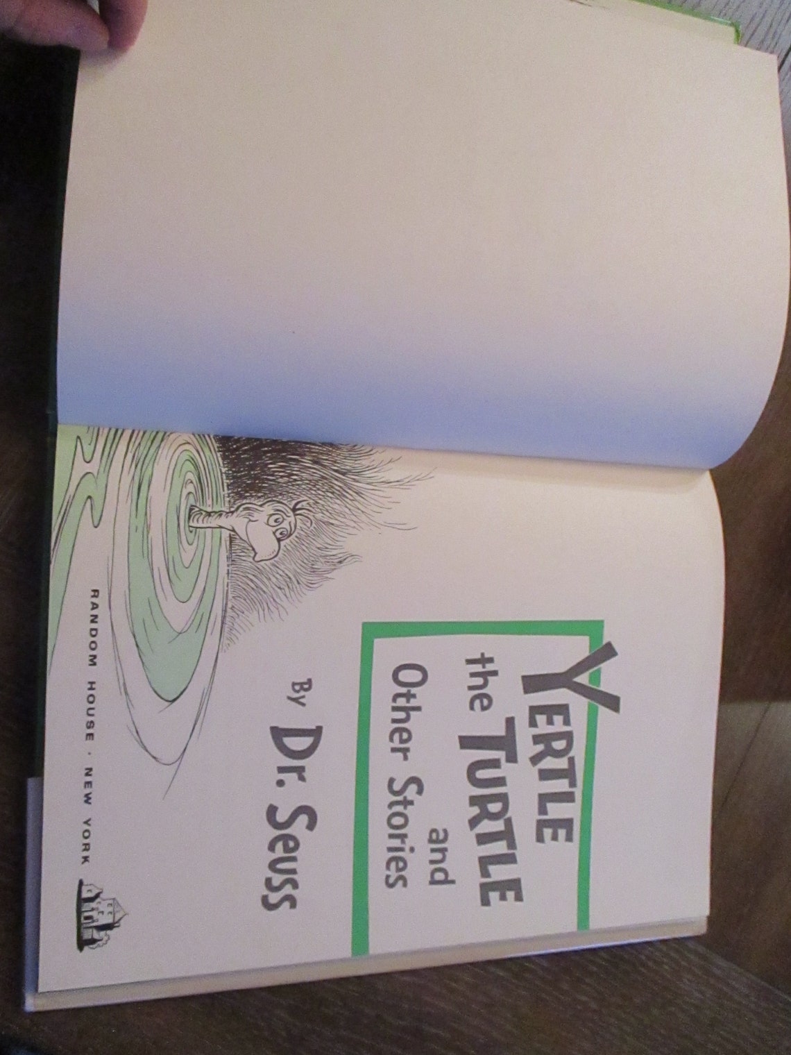 Dr Seuss YERTLE the TURTLE and Other Stories Dust Jacket 1958 - Etsy