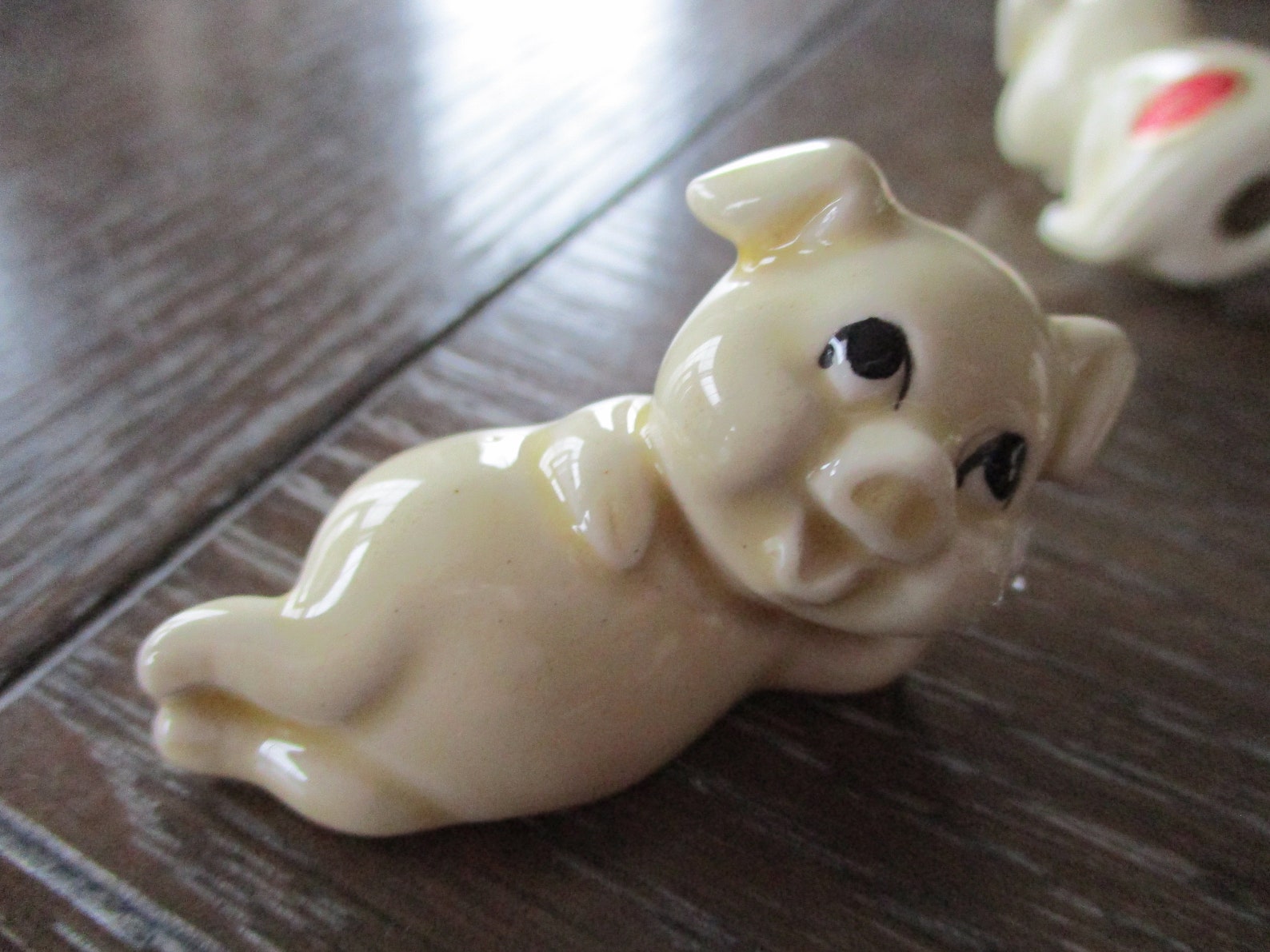 3 Little Pigs Ceramic Japan Figurines Miniature - Etsy