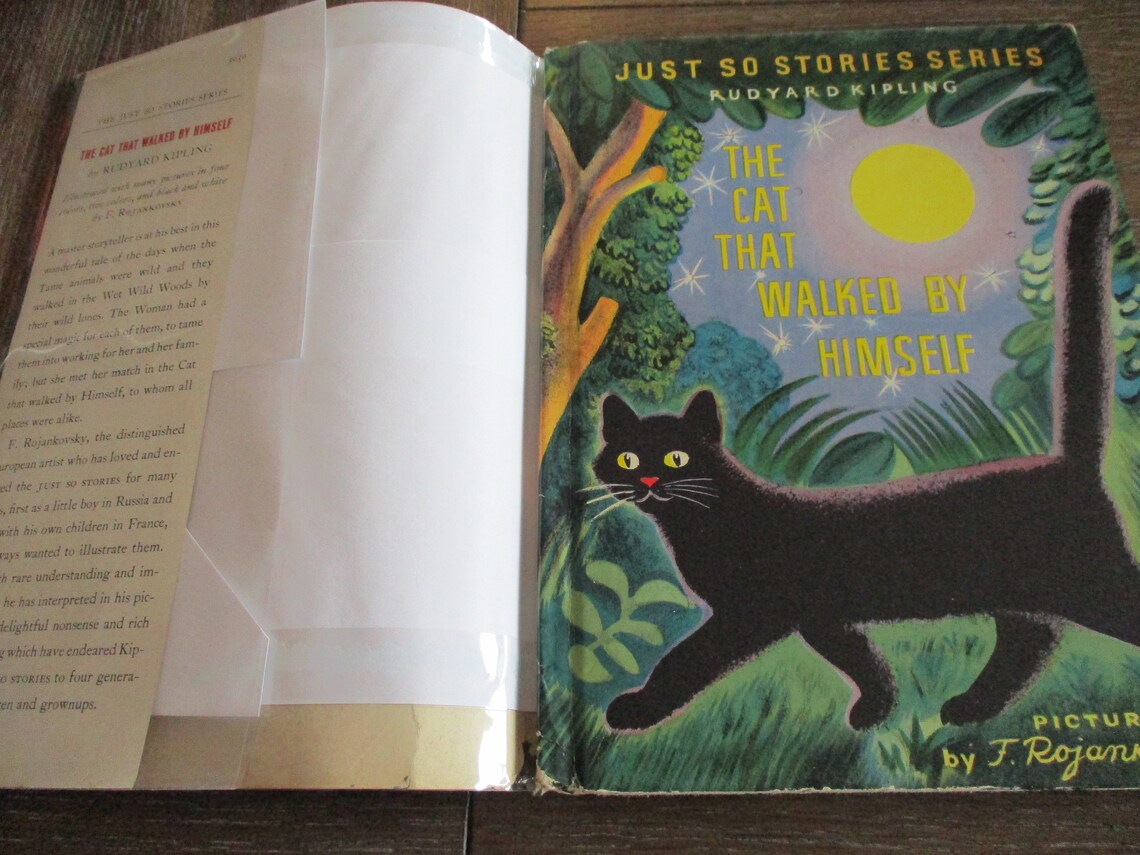 RUDYARD KIPLING Just so Stories the Cat That Walked by Himself - Etsy