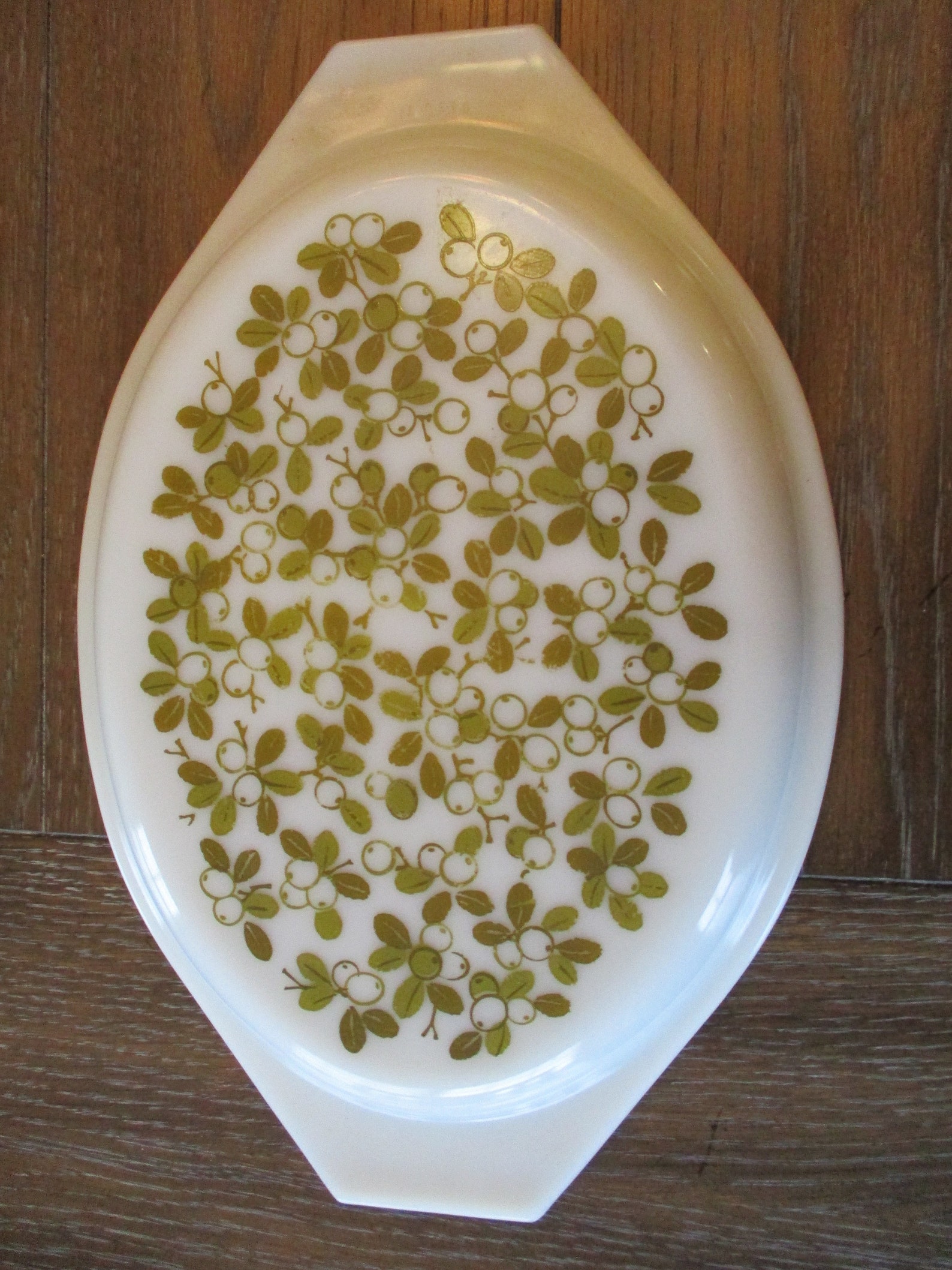 Pyrex VERDE Green DIVIDED Oval Dish With LID 1.5 Quart - Etsy