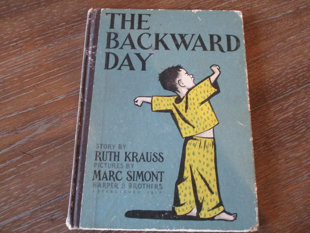 The Backward Day 1950 Ruth Krauss - Etsy