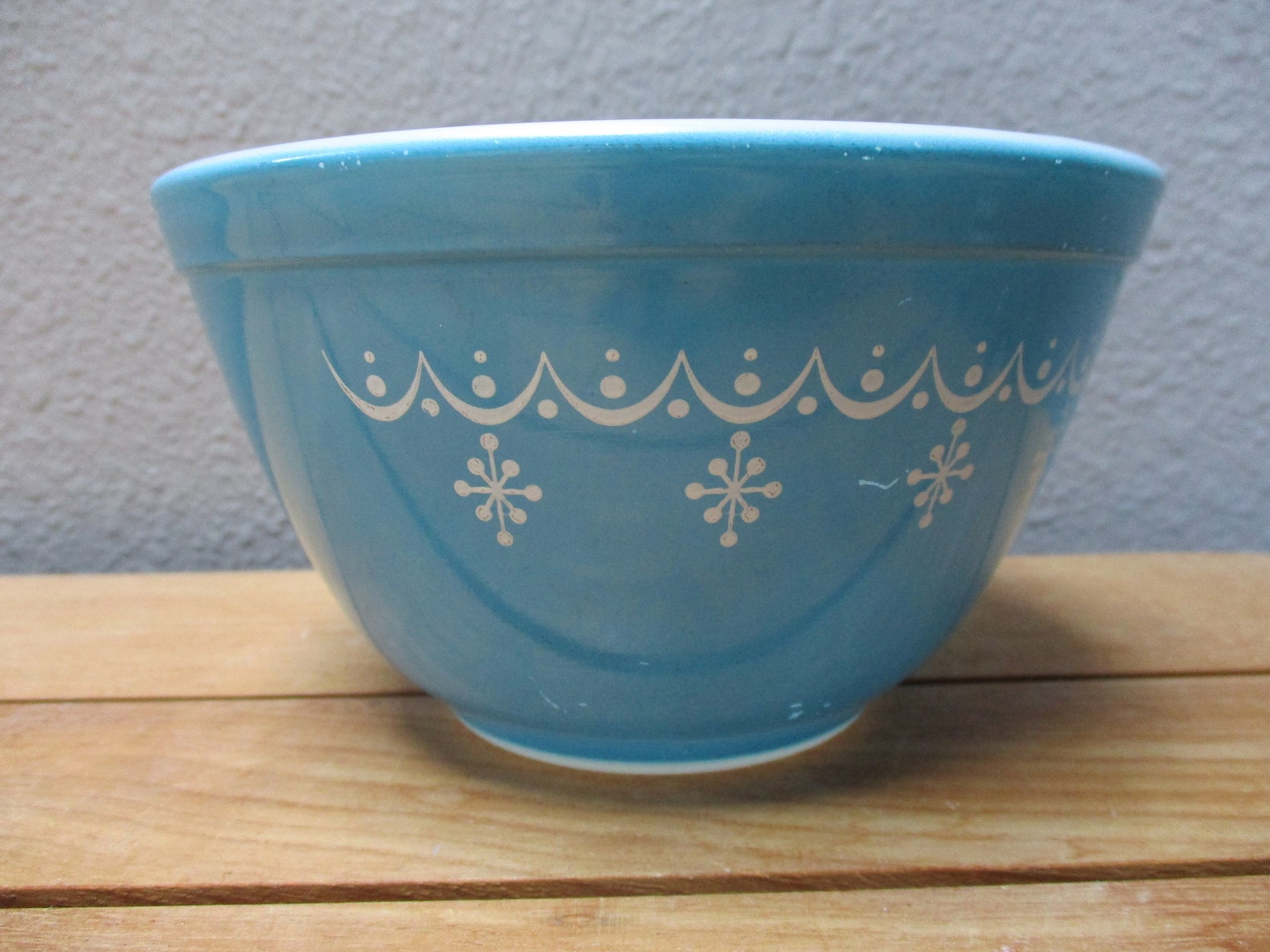 401 BLUE GARLAND PYREX Small Round Mixing Bowl - Etsy