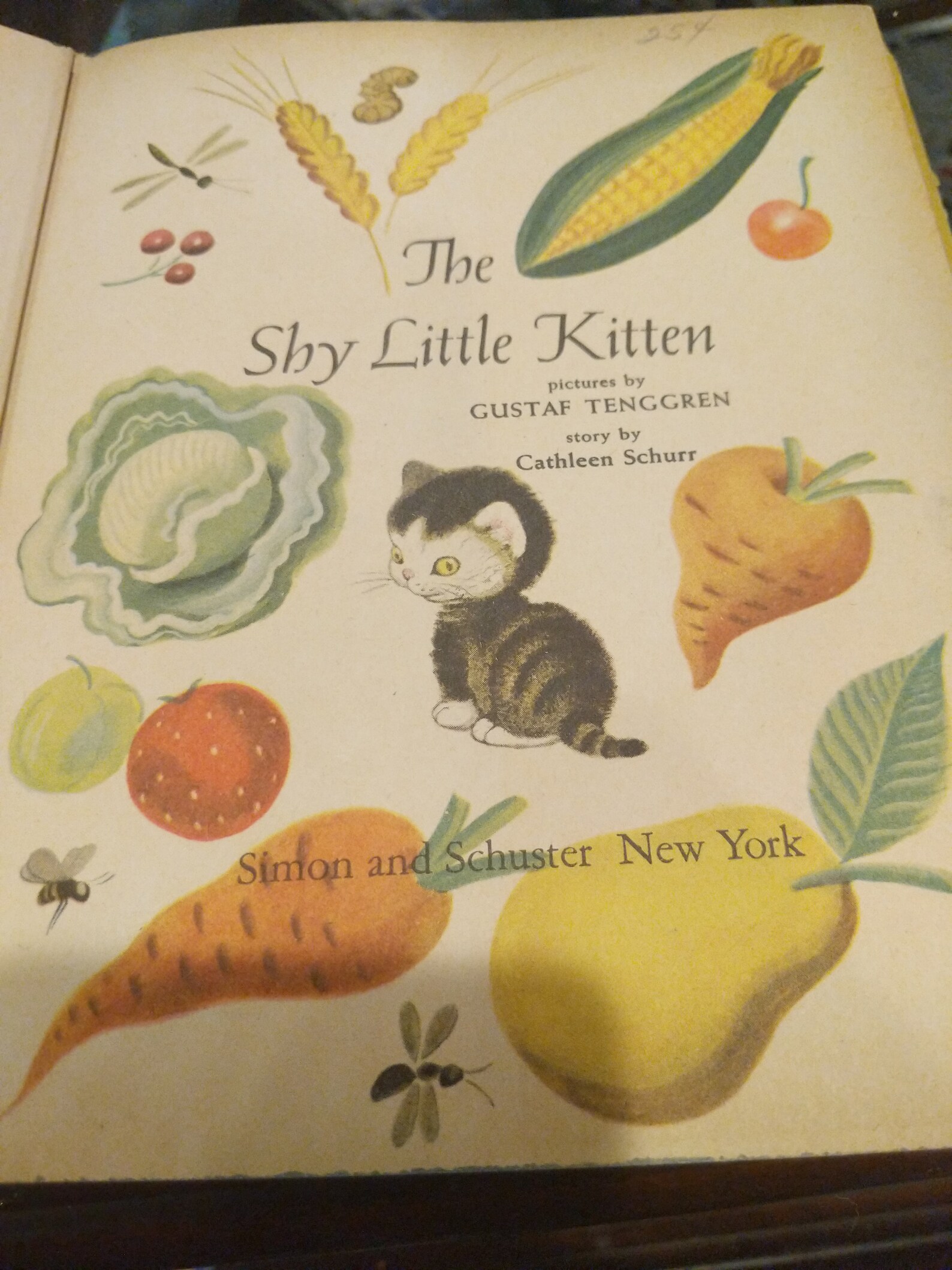 Little Golden Book the Shy Little Kitten With Dust Jacket 1946 | Etsy