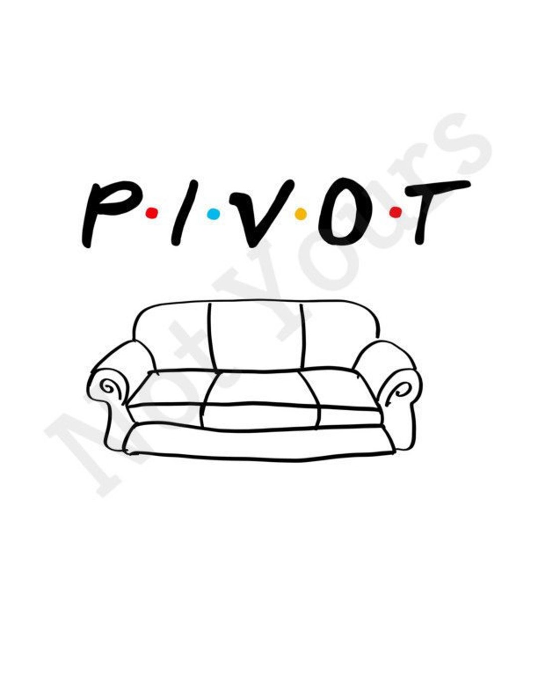 Pivot Friends Instant PDF Download - Etsy