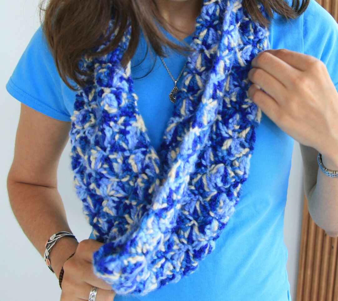 Ocean Waves Infinity Scarf - Etsy